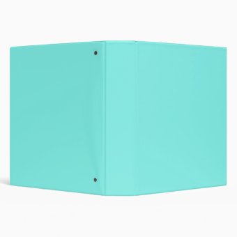 Girly chic turquoise aqua Robins Egg Blue Binder | Zazzle