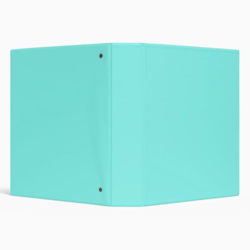 Girly chic turquoise aqua Robins Egg Blue Binder | Zazzle