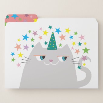 Girly Cute File Folder | Zazzle