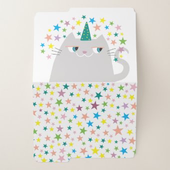 Girly Cute File Folder | Zazzle