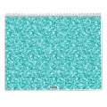 Girly, Fun Aqua Blue Glitter Printed Calendar | Zazzle