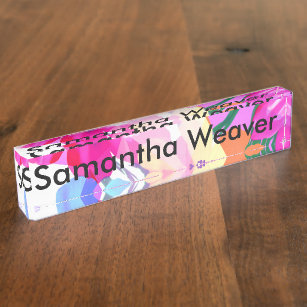 Triangle Desk Name Plates | Zazzle