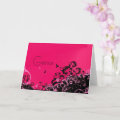 Girly girl note cards | Zazzle