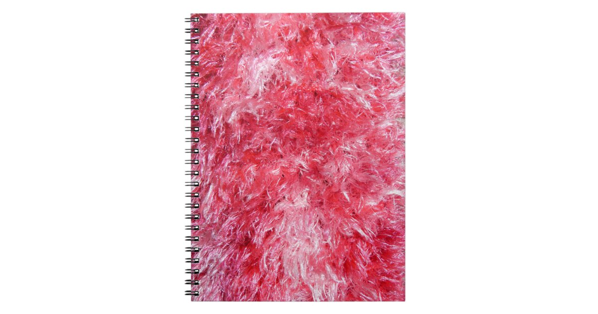 Girly Girl - Pink Faux Fur Notebook | Zazzle