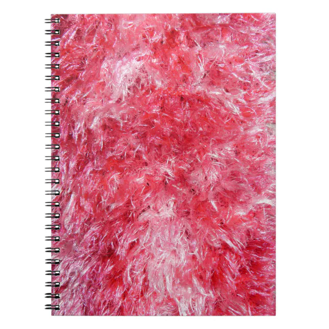 Girly Girl - Pink Faux Fur Notebook | Zazzle