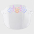 Girly Gold Pink Blue Glitter Princess Crown Tiara Face Shield | Zazzle