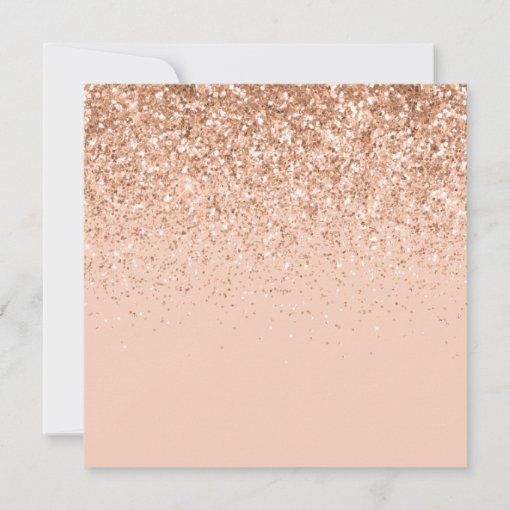 Girly modern peach glitter typography 18 birthday | Zazzle