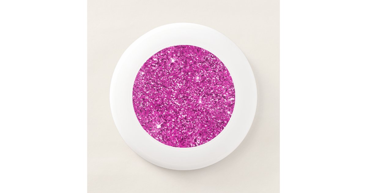 Girly Pink Glitter Ombre Sparkle Wham-O Frisbee | Zazzle