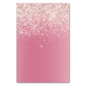 Girly Pink Glitter Ombre Tissue Paper | Zazzle