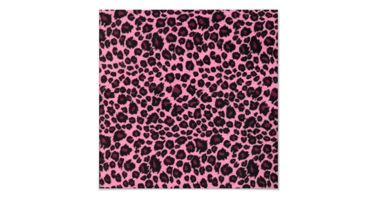 Girly Pink Leopard Cheetah Print | Zazzle