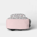 Girly Pink Leopard Print Personalized Printed Backpack | Zazzle