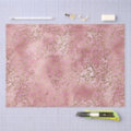 Girly Pink Watercolor Gold Leopard Print Tissue Paper | Zazzle