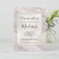 Girly Purple Glam Gold Leopard Print Watercolor Invitation | Zazzle