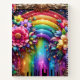 Girly Rainbow Floral Flower Monogram Notebook | Zazzle