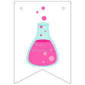 Girly Science Party Bunting Flags | Zazzle