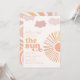 Girly Sun First Birthday Invitation | Zazzle