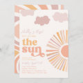 Girly Sun First Birthday Invitation | Zazzle