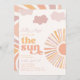 Girly Sun First Birthday Invitation | Zazzle