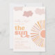 Girly Sun First Birthday Invitation | Zazzle