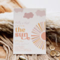 Girly Sun First Birthday Invitation | Zazzle