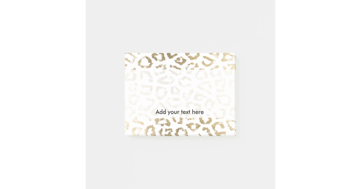 girly-white-faux-gold-leopard-animal-print-post-it-notes-zazzle