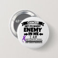 GIST Cancer Met Its Worst Enemy in Me Button | Zazzle