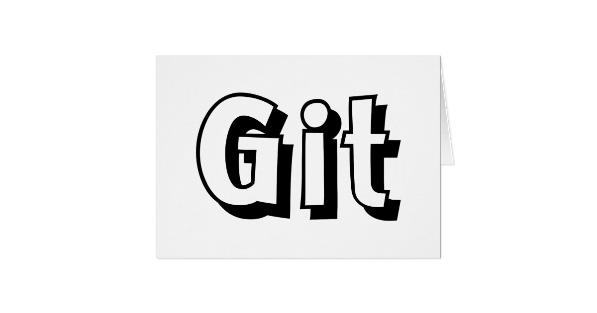 Git Card | Zazzle