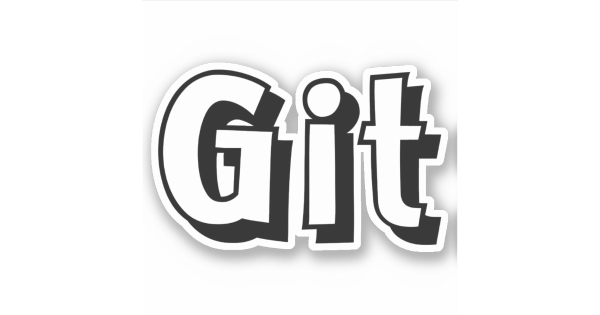 Git Sticker | Zazzle