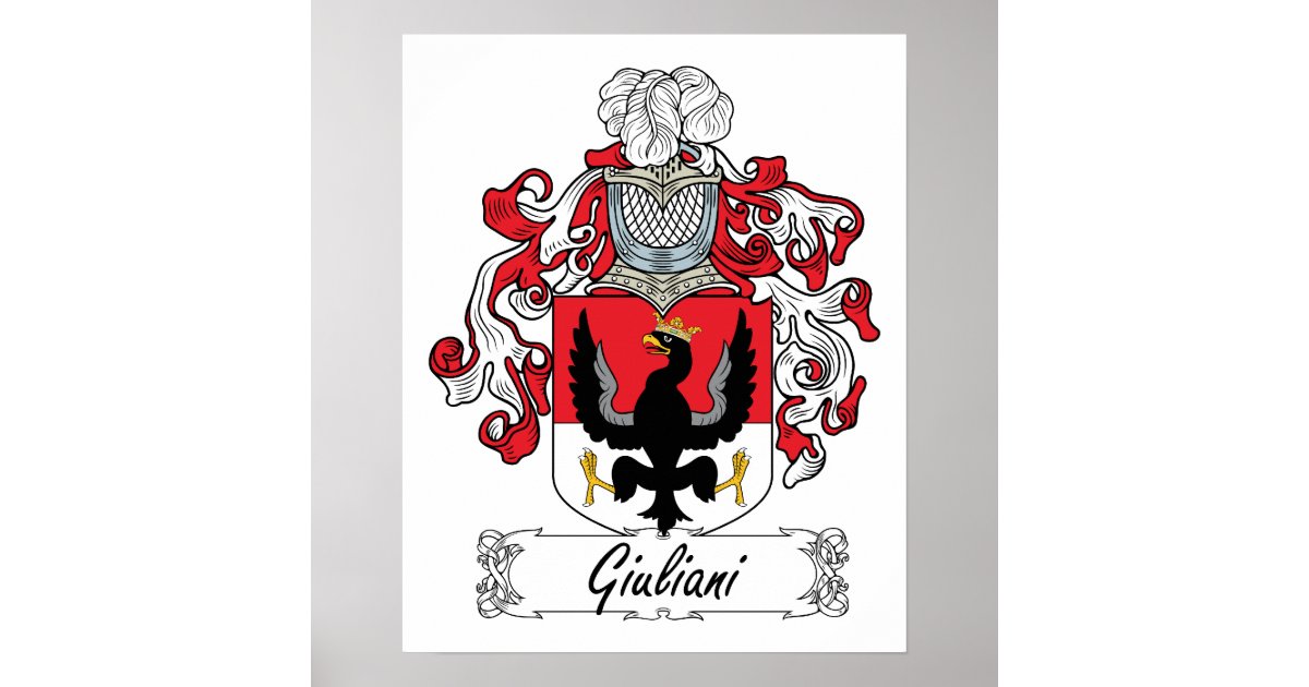 Giuliani Family Crest Poster | Zazzle