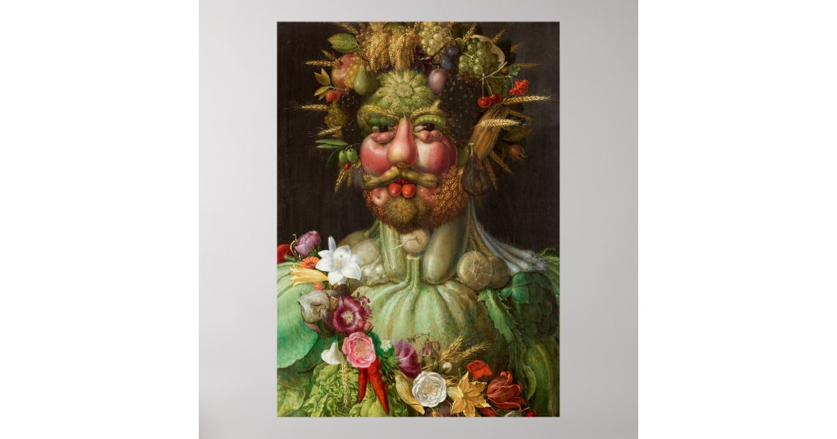 GIUSEPPE ARCIMBOLDO - Vertumnus 1590 Poster | Zazzle