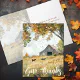 Give Thanks Charming Rustic Farm Thanksgiving Card | Zazzle