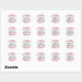 Give Thanks Modern Watercolor Floral Thanksgiving Classic Round Sticker ...