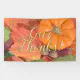 Give Thanks Script Typography Autumn Thanksgiving Banner | Zazzle