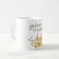 Give Thanks Watercolor Pumpkin Coffee Mug | Zazzle