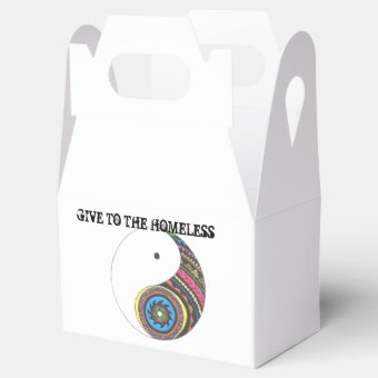 GIVE TO THE HOMELESS BOX | Zazzle