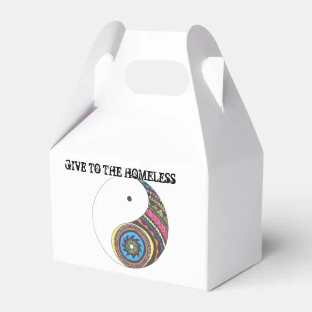 GIVE TO THE HOMELESS BOX | Zazzle
