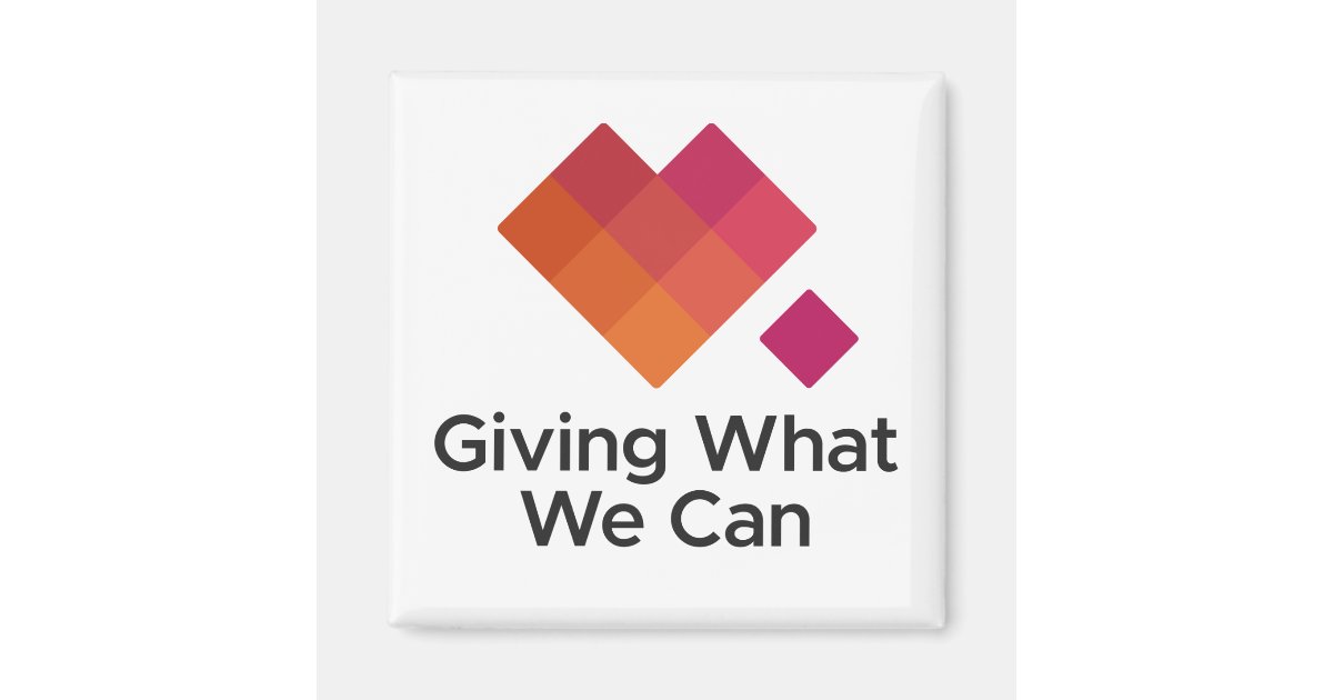 Giving What We Can Logo Centered Magnet | Zazzle