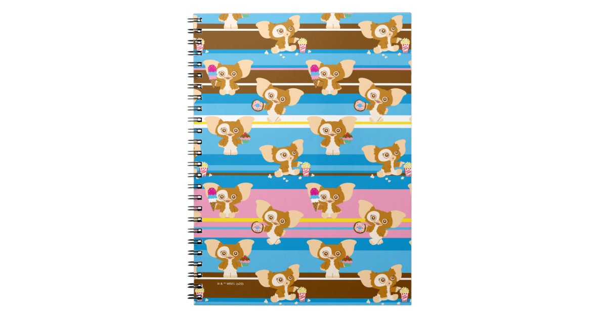 Gizmo | Cute Comic Pattern Notebook | Zazzle