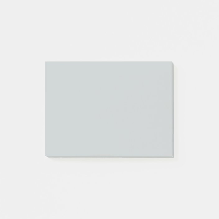 Glacier Gray Grey Trend Color Background Post-it Notes | Zazzle.com