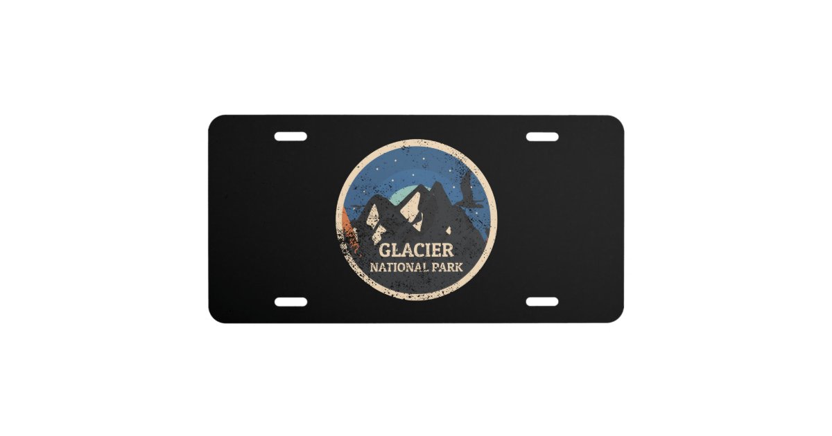 Glacier National Park License Plate | Zazzle