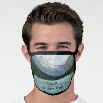 Glacier National Park Montana Face Mask | Zazzle