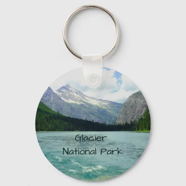 Glacier National Park Montana Keychain | Zazzle