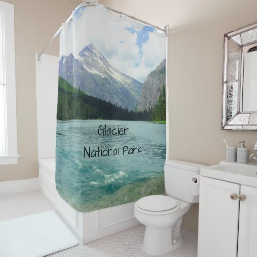 Glacier National Park Montana Shower Curtain | Zazzle