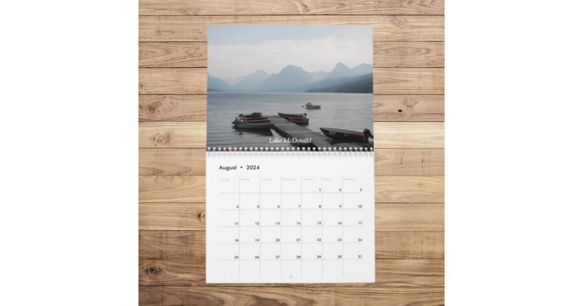Glacier National Park Photographic Calendar | Zazzle