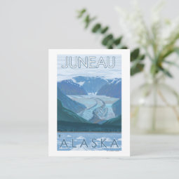 Glacier Scene - Juneau, Alaska Postcard | Zazzle