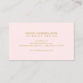 Glam Box Logo Monogram on Pink Designer Business Card | Zazzle