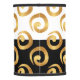 Glam Gold on Black and White Colorblock Lamp Shade | Zazzle