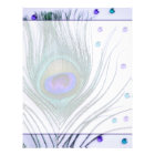 Peacock Feather Patterned Scrapbook paper | Zazzle.com