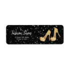 Embellished High Heels Stiletto Address Label | Zazzle.com