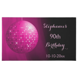 Glamorous 90th Birthday Pink Party Disco Ball Assorted Chocolates | Zazzle